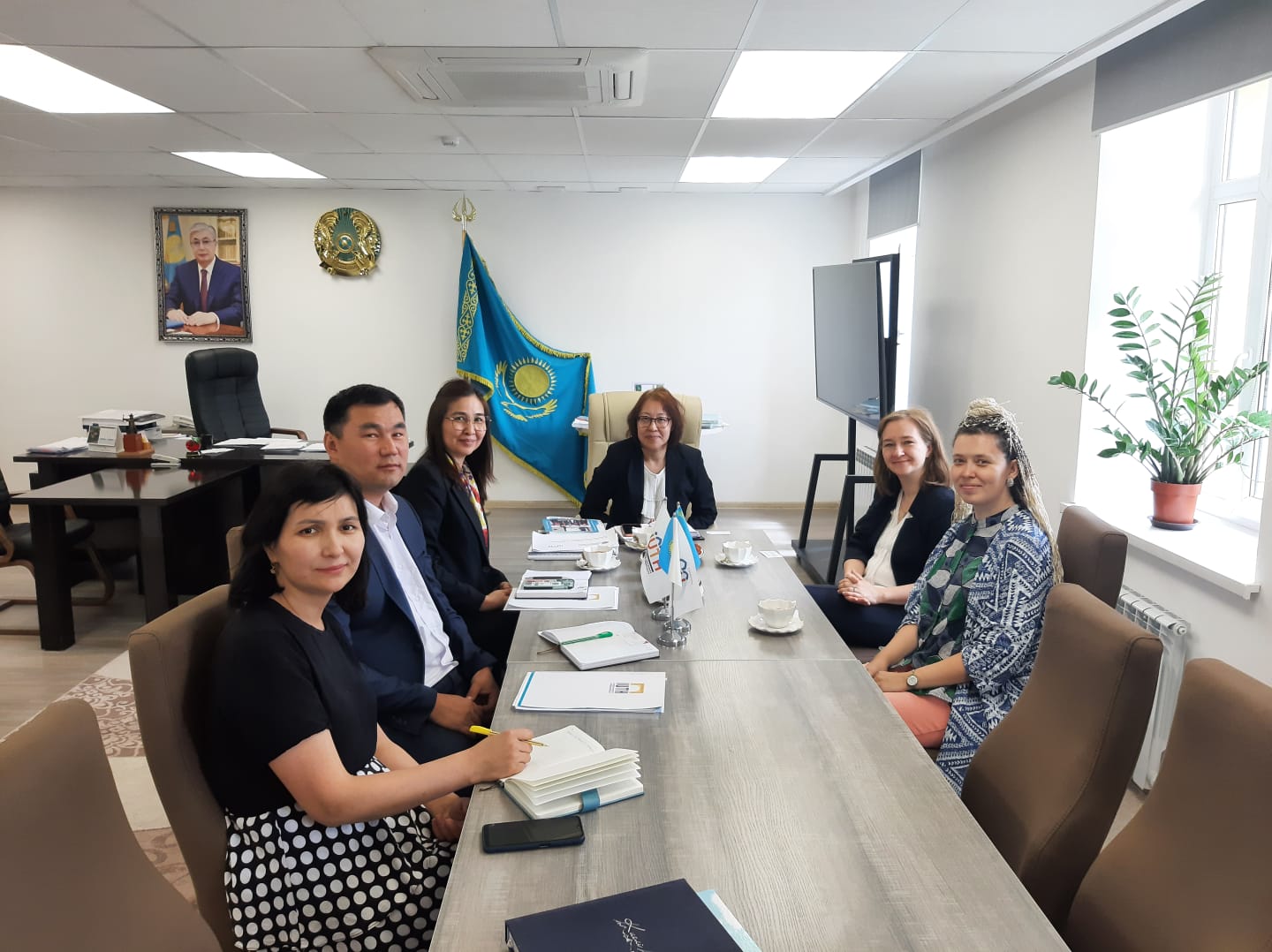 Meeting with Barbara Janusz-Pawletta, Head of UNESCO Chair at Kazakh ...
